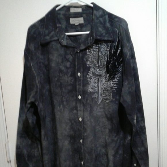 Eighty Eight | Shirts | Mens Like New Eighty Eight Graphic Dress Shirt | Poshmark